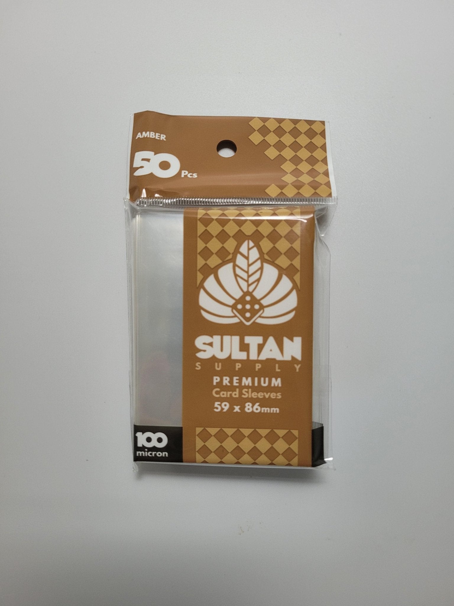 Sultan Supply Premium Card Sleeves: 59 x 86 mm Amber (100 microns ...