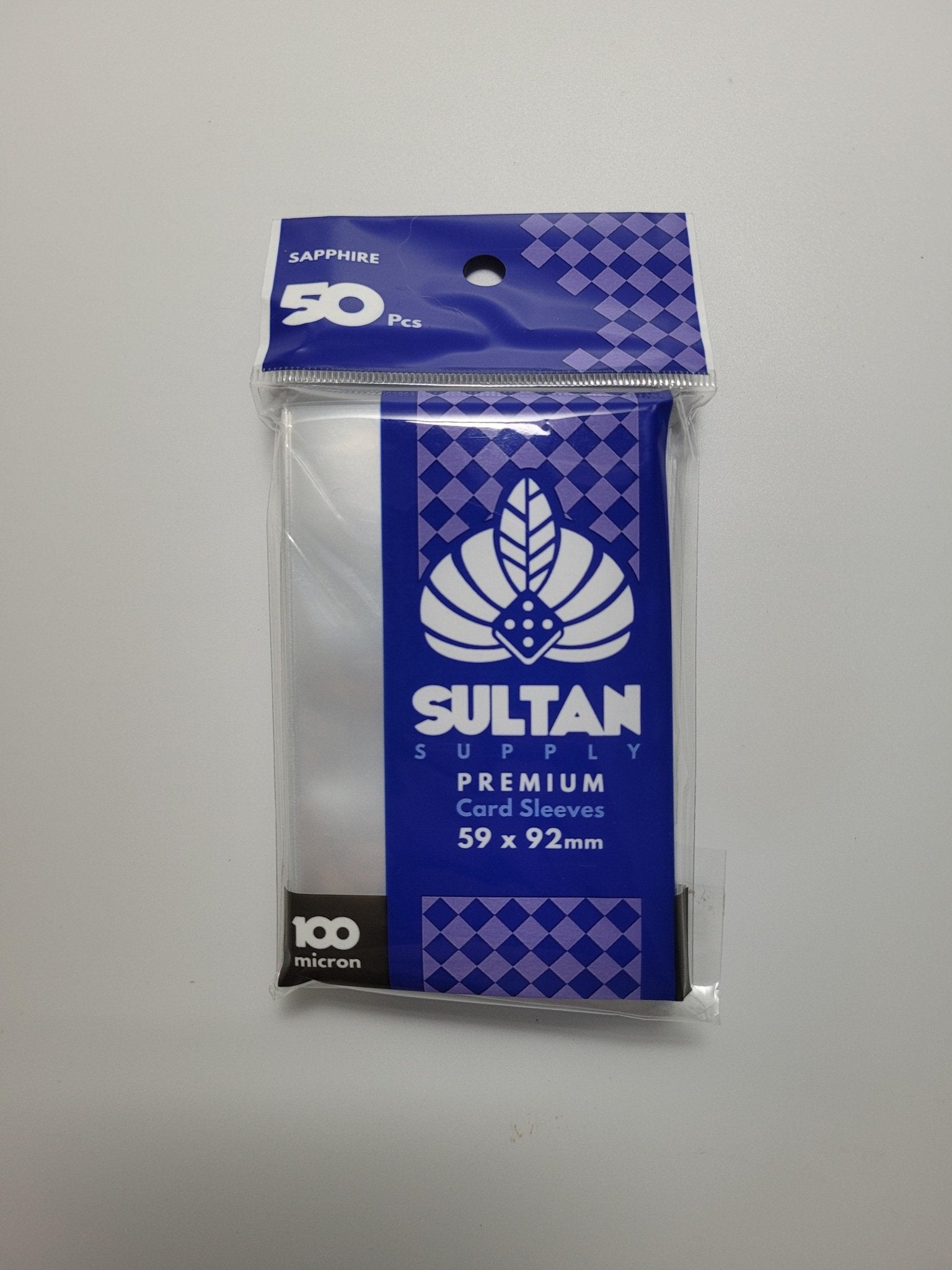 Sultan Supply Premium Card Sleeves: 59 x 92 mm Standard Euro Sapphire ...